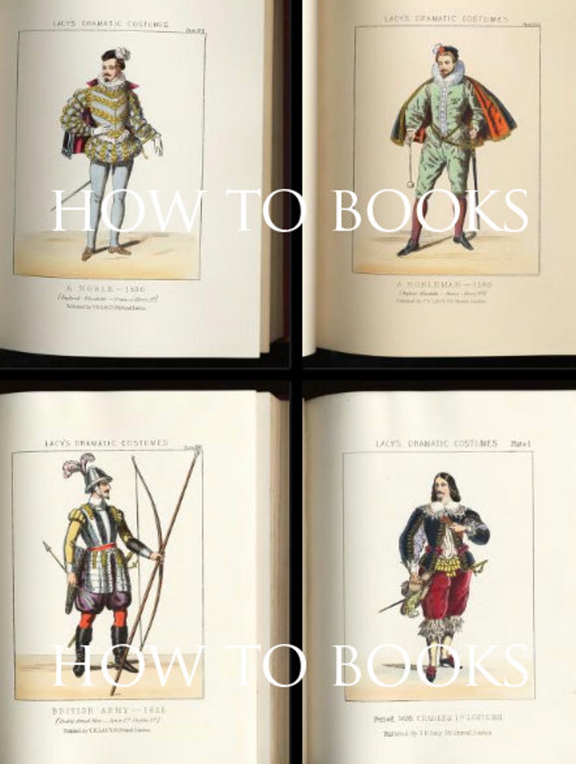 200 HISTORICAL MALE COSTUMES in Full Page Colored Images of - Etsy