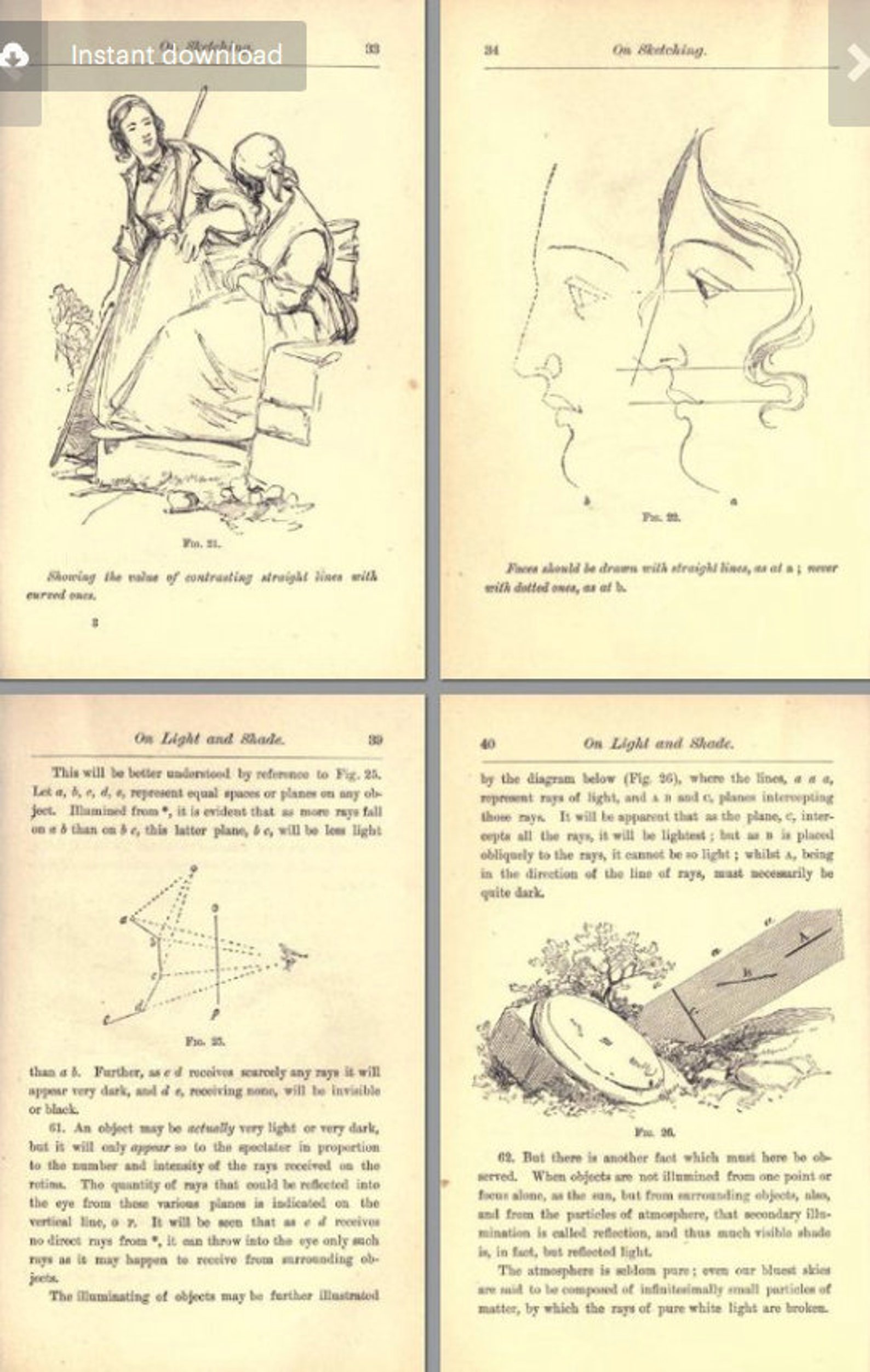 Rare Collection of 5 X Vintage DRAWING and SKETCHING Artist | Etsy