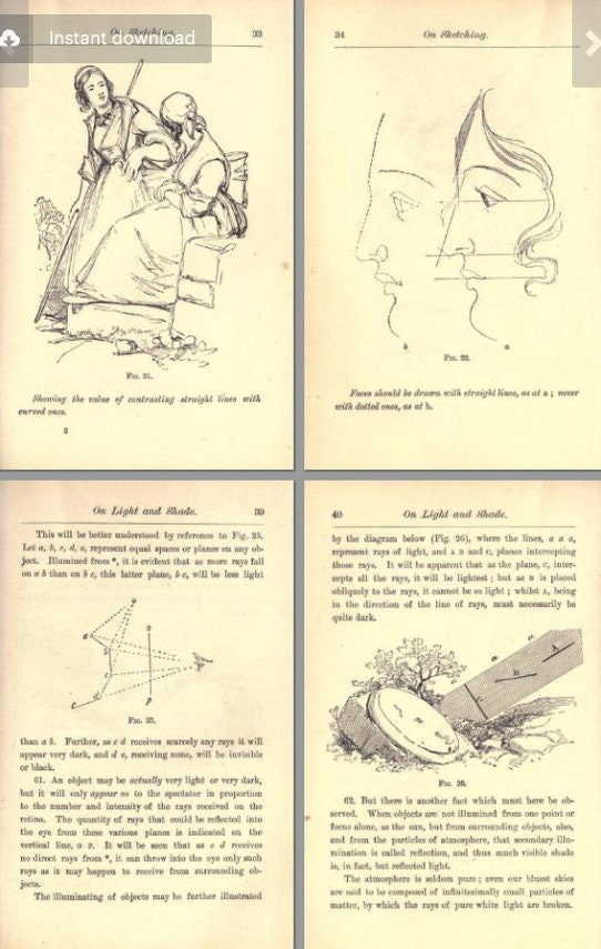 Rare Collection of 5 X Vintage DRAWING and SKETCHING Artist - Etsy