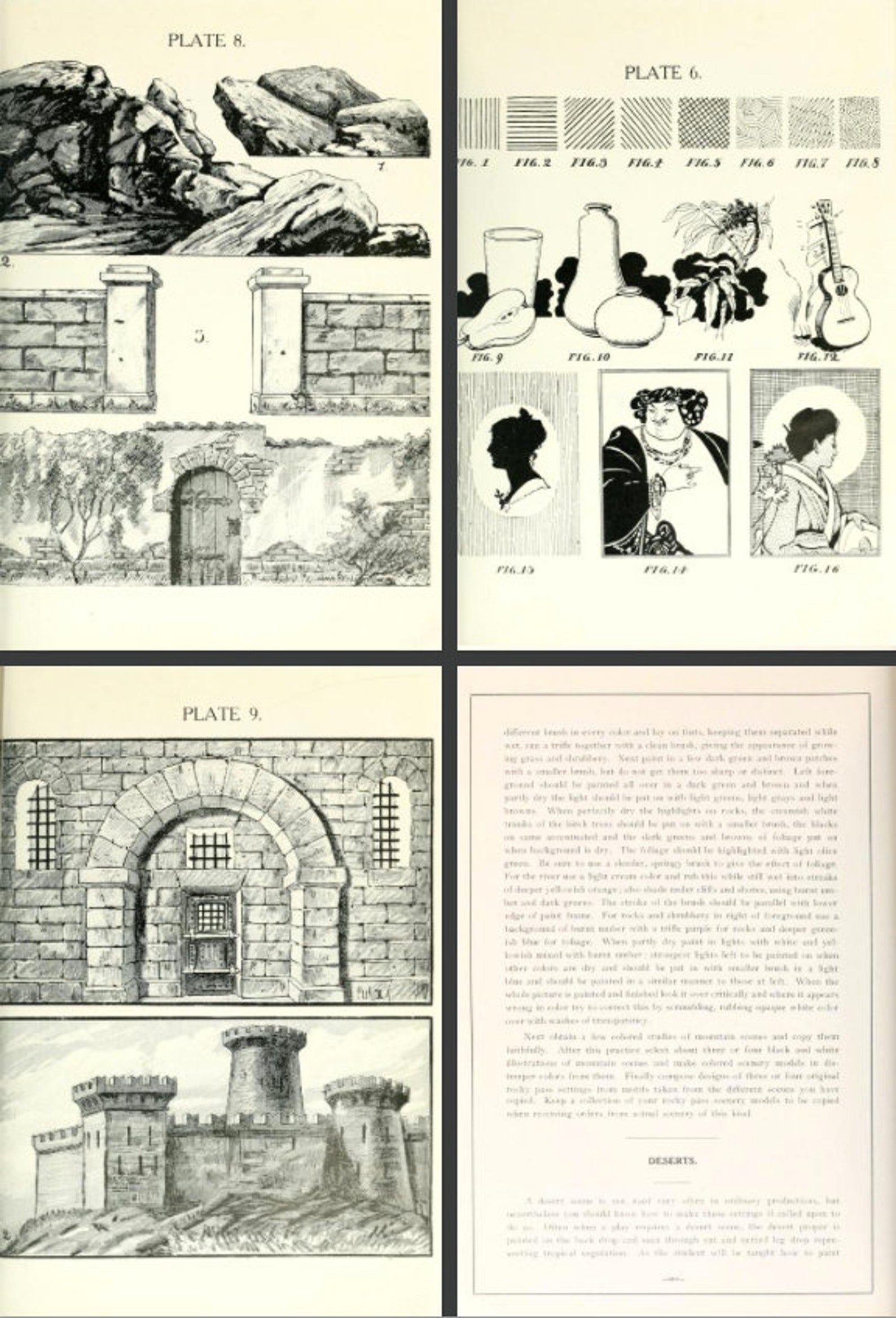 THEATRICAL SCENE PAINTING Rare 1916 Illustrated Book 156pgs Printable ...