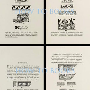 The PRINCIPLES of ORNAMENT Rare Illustrated 96 Page Textbook With ...