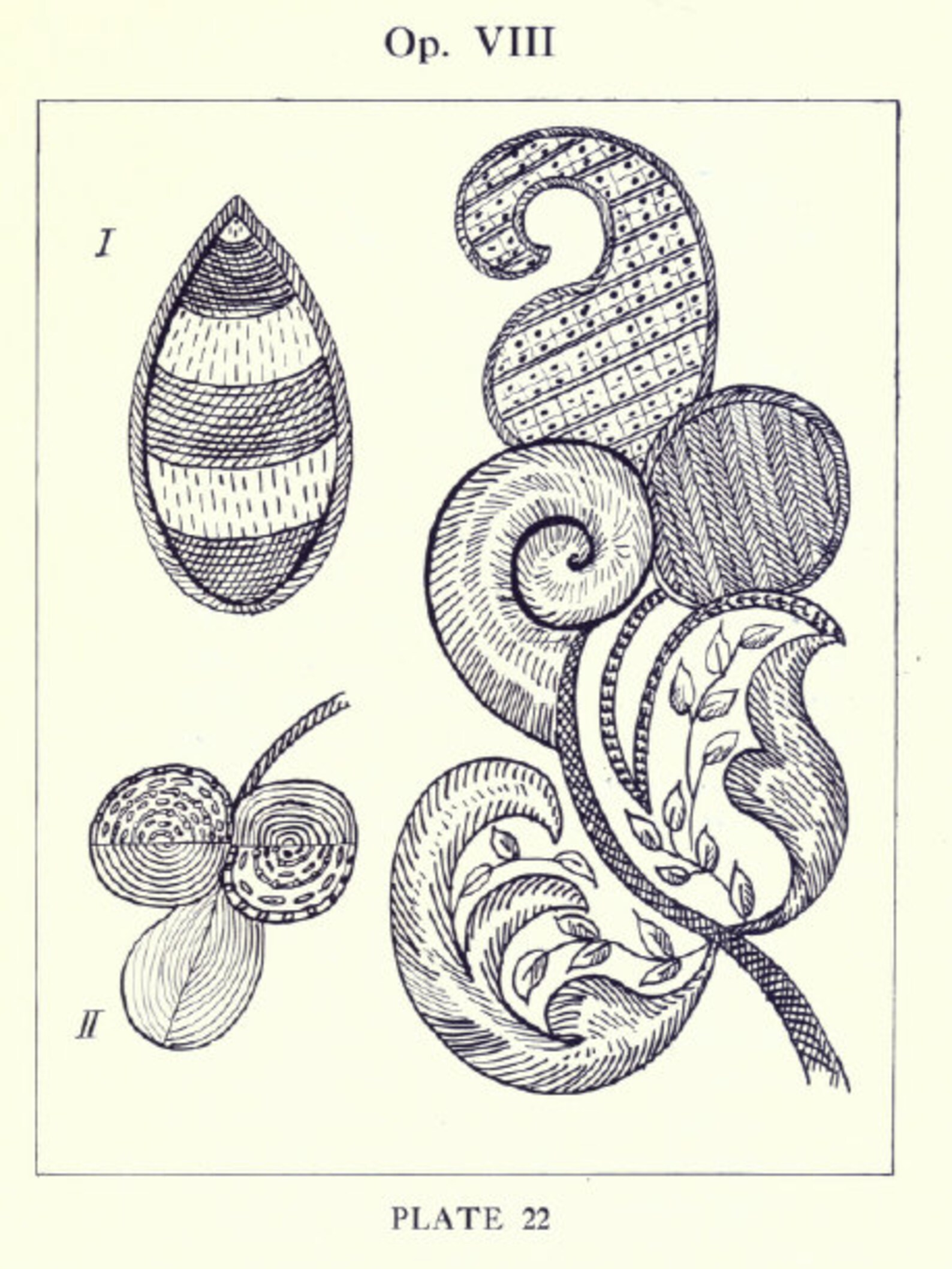 Rare Illustrated Tudor JACOBEAN CREWEL EMBROIDERY Designs Book See ...