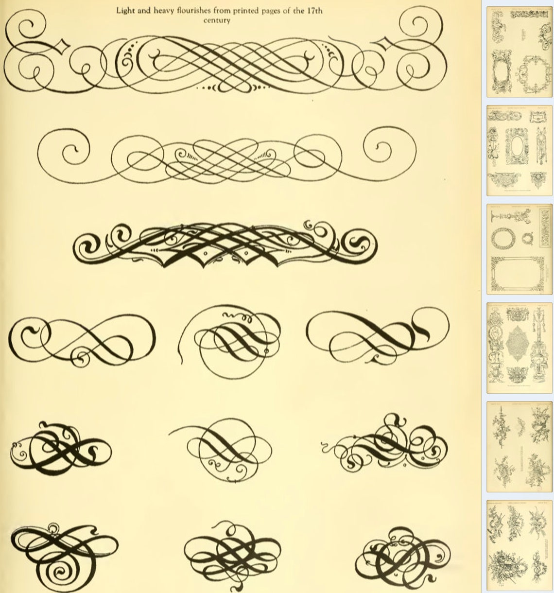 ILLUSTRATED DECORATIONS in PRINTING Alphabets Book Covers | Etsy