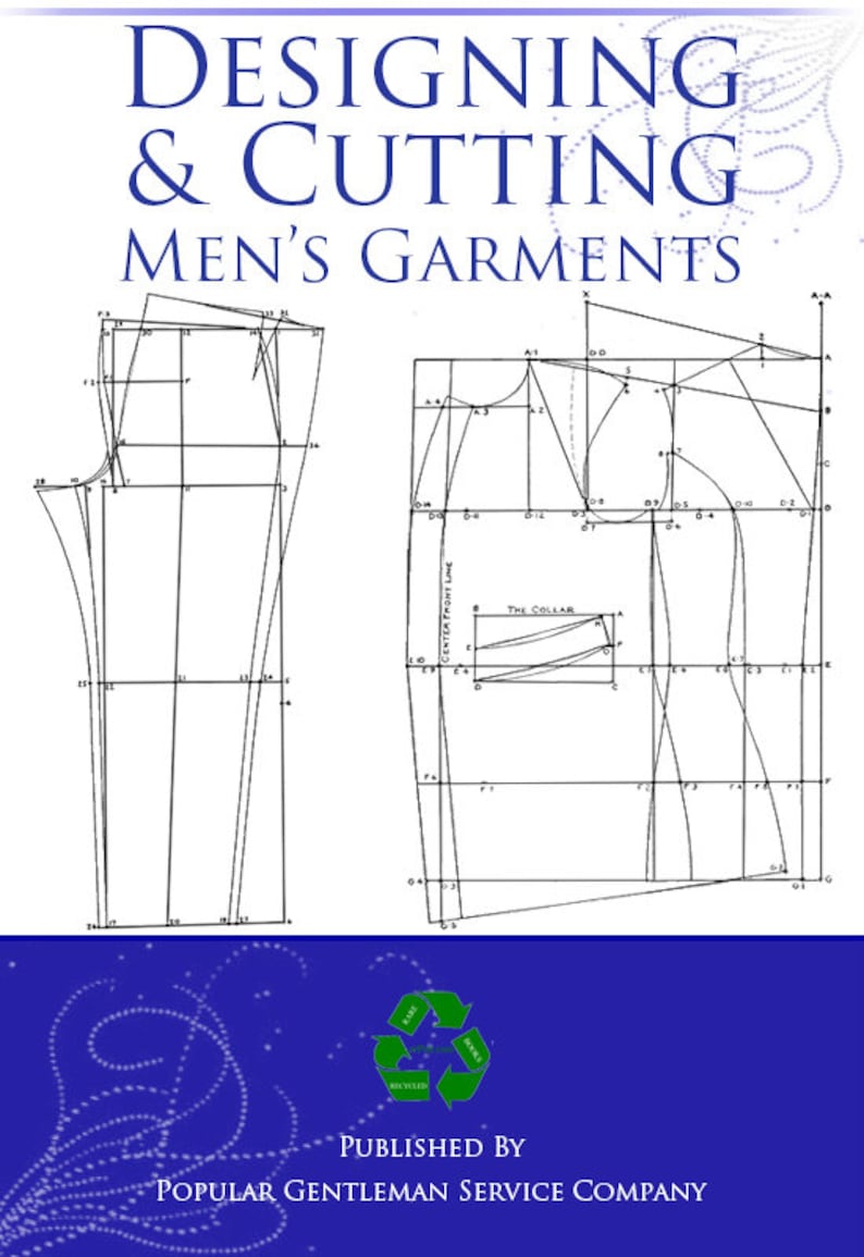 Designing and Cutting Mens Garments Design Your Own Vintage - Etsy