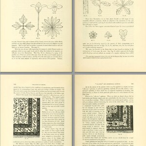 Decoration and Ornament Rare Illustrated 175pg Book on Principles of ...