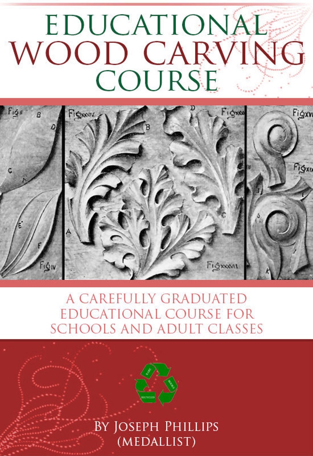 Educational WOOD CARVING COURSE Rare Illustrated Graduated Course in ...