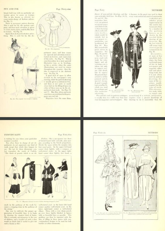 COSTUME DESIGN and ILLUSTRATION Rare Illustrated Book 193 | Etsy