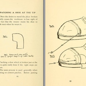 HOW to REPAIR SHOES 22 Illustrated Lessons on How to Do Shoe Repairs ...
