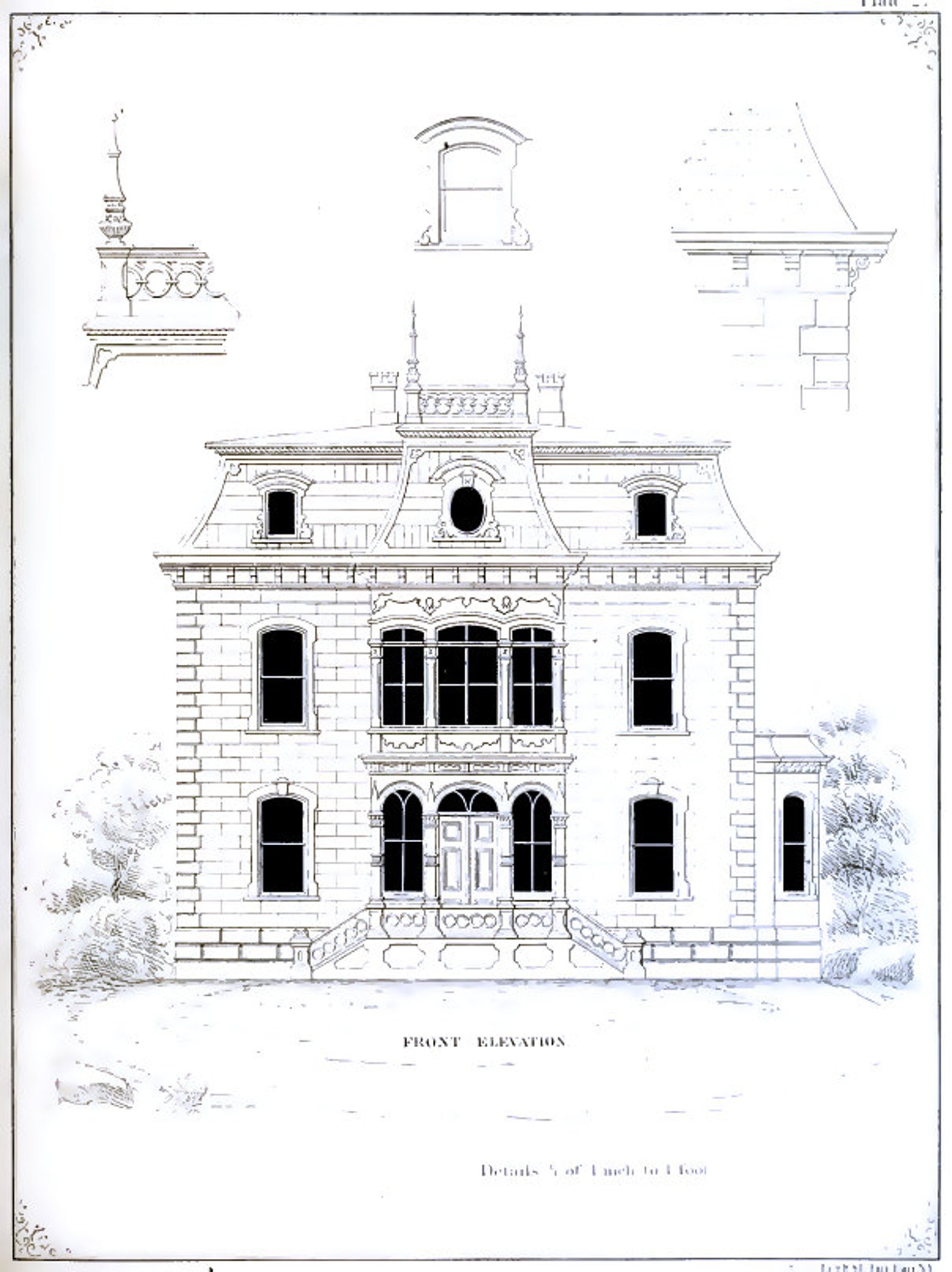 VICTORIAN ARCHITECTURAL PLANS 55 Elevations and Plans for Cottages ...