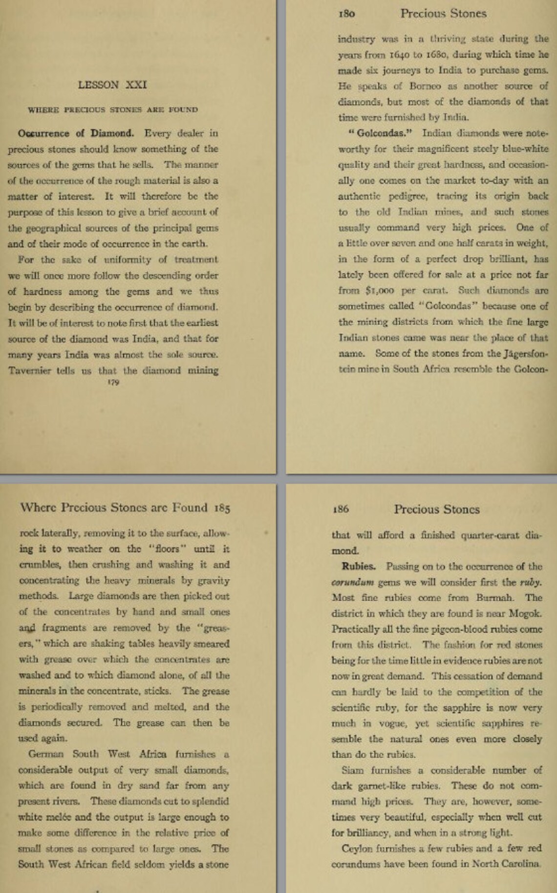 The Illustrated Text Book of GEMSTONES for JEWELERS Rare Gems Book 330 ...