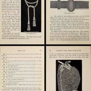 EMBROIDERY LACE MAKING and Needlework Book 4 With 61 Patterns Including ...
