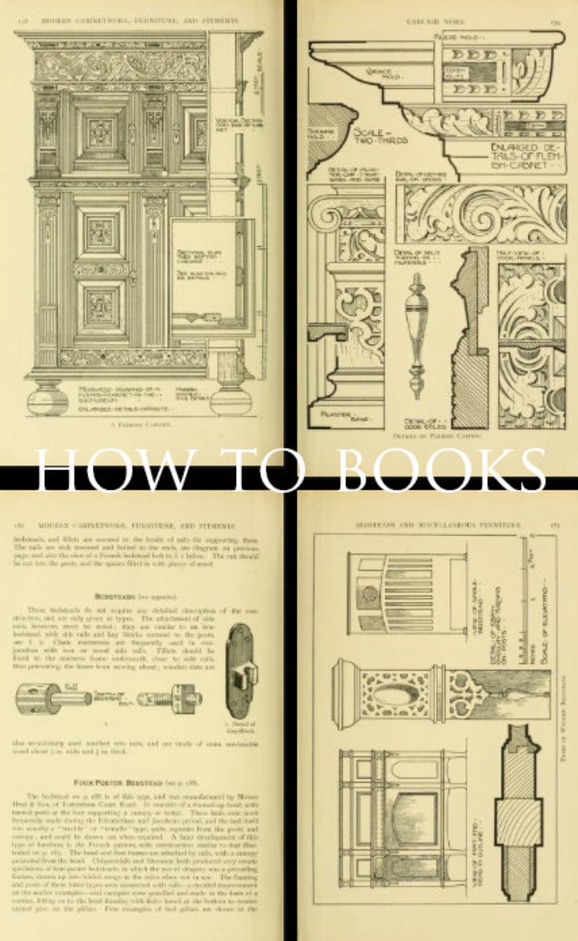 The CRAFT of CABINET MAKING Theory Lessons Patterns Designs 1000 ...