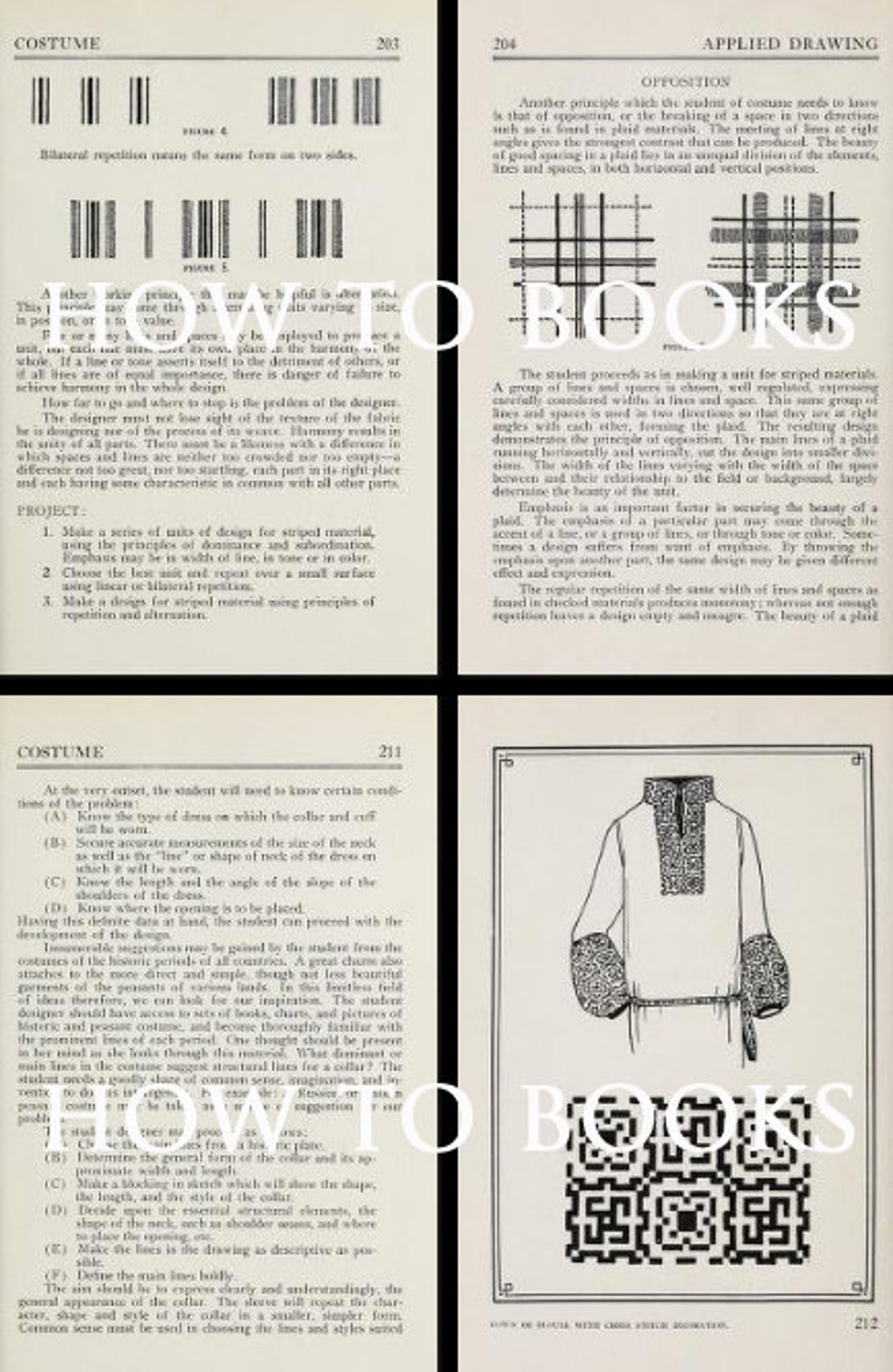 APPLIED DRAWING ~ Pictorial ~ Decorative ~ Mechanical Rare Illustrated ...