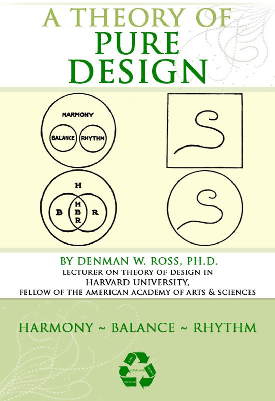 A THEORY of PURE DESIGN Harmony Balance Rhythm by Harvard Lecturer 208 ...