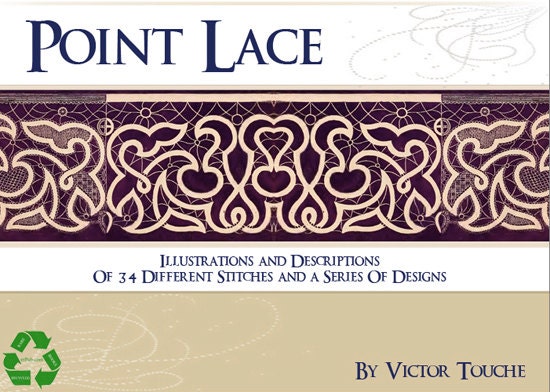 Point Lace Illustrations Descriptions Stitches and | Etsy