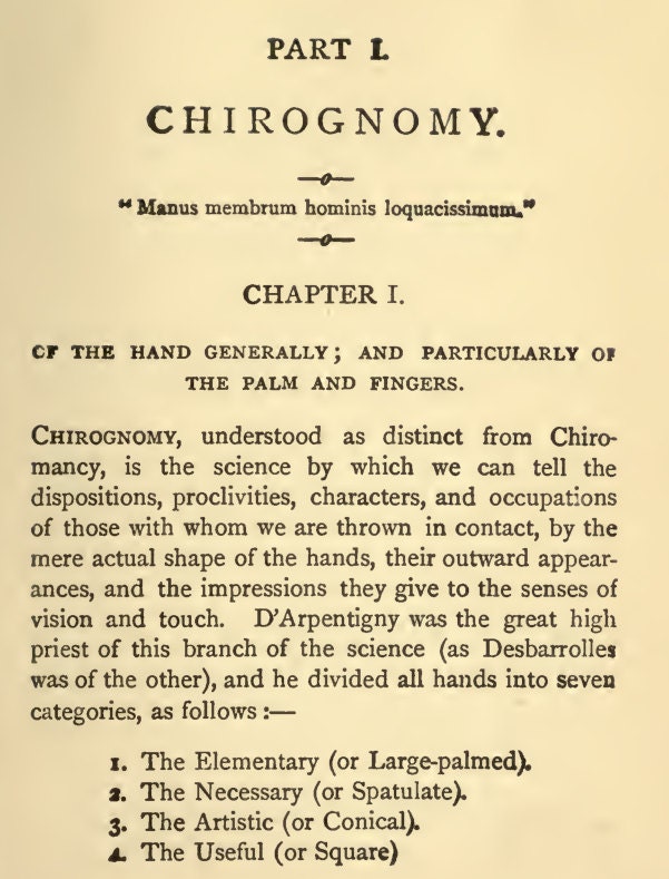 The ART of HAND READING Chirognomy Chiromancy Instant Download Palm ...