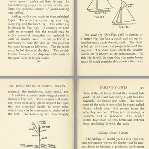 How to BUILD MODEL BOATS Rare Old Tutorial Book 224 Pages Read on Your ...