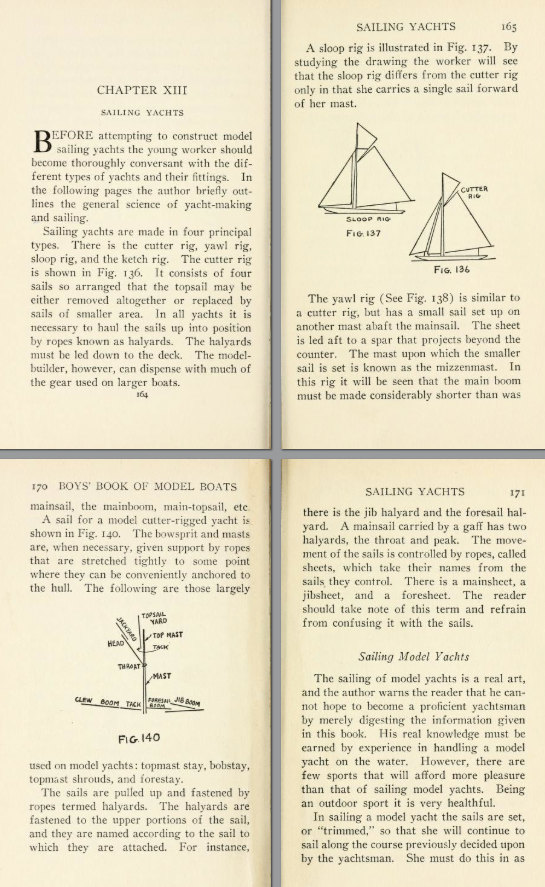 How to BUILD MODEL BOATS Rare Old Tutorial Book 224 Pages Read - Etsy