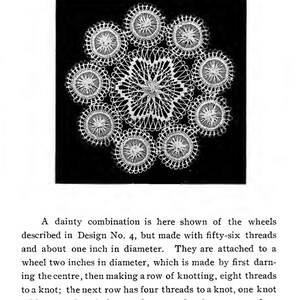 45 Teneriffe Lace Designs and Instructions 48 Pages Lace Patterns With ...