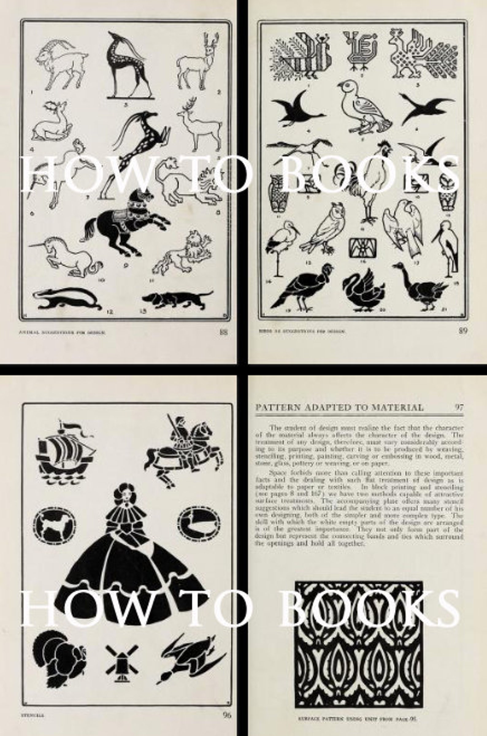 APPLIED DRAWING ~ Pictorial ~ Decorative ~ Mechanical Rare Illustrated ...