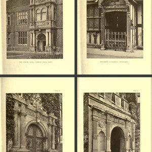 OLD ENGLISH DOORWAYS Tudor to Victorian Rare Illustrated Book of ...
