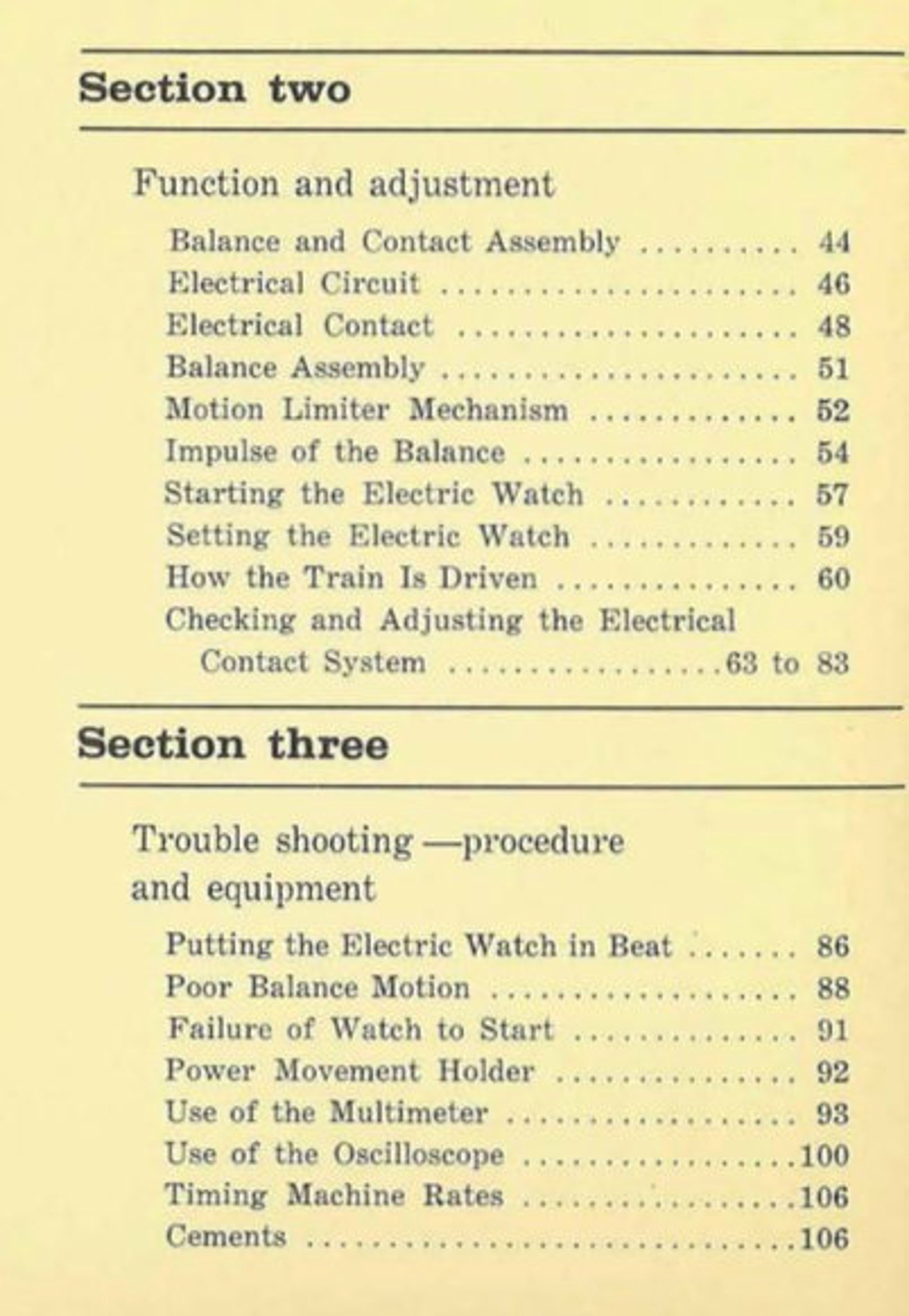 HAMILTON ELECTRIC WATCH Movement Service Manual 58 Pages Step by Step ...