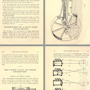 The STEAM ENGINE a Rare ILLUSTRATED Textbook on Steam Engineering 584 ...