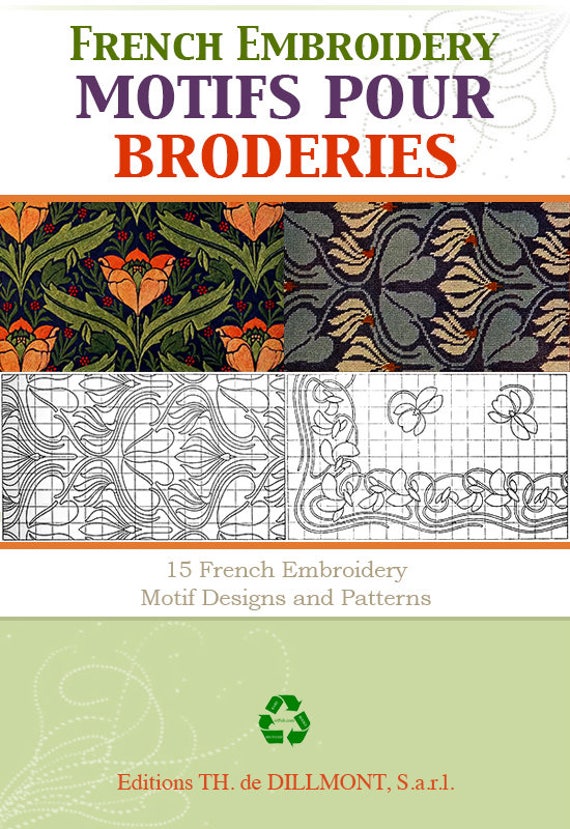 FRENCH EDITION Full Color Hand Embroidery Motif Designs and | Etsy