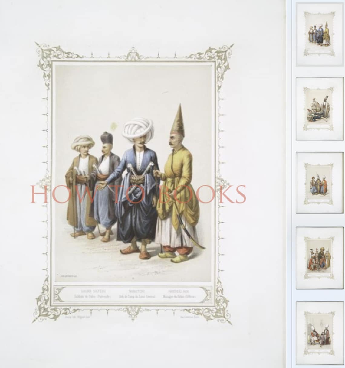 Rare Color Illustrated Book on TURKISH COSTUMES of - Etsy