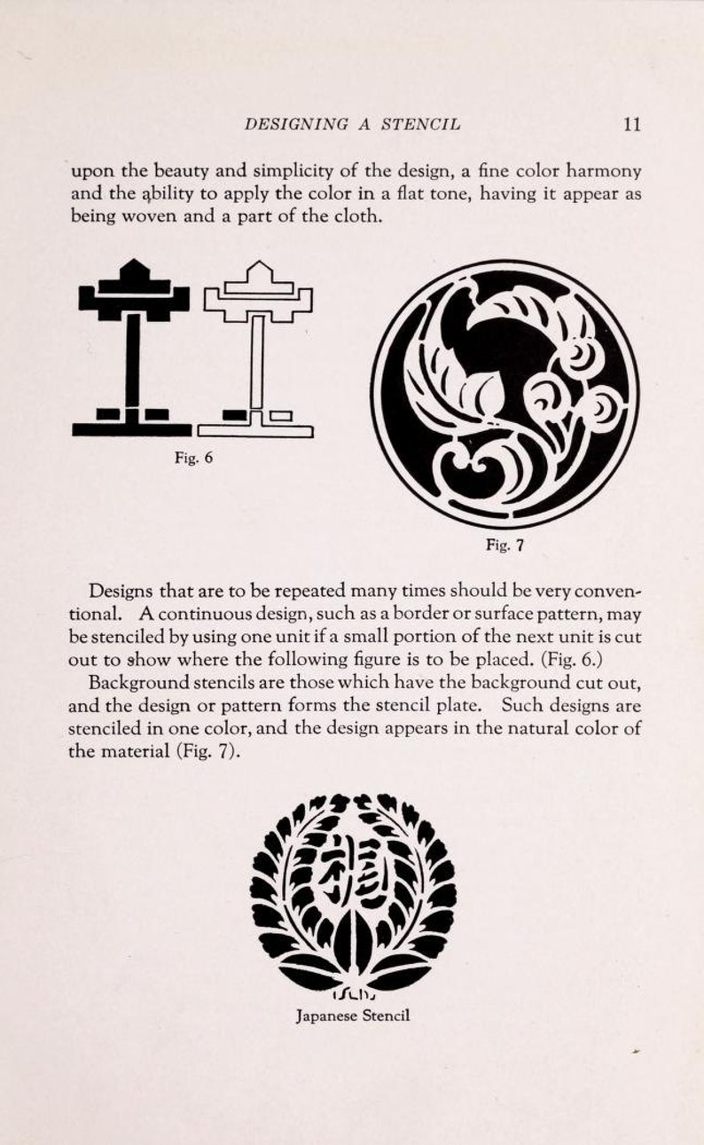Illustrated Guide to STENCILING Rare Printable Book With Tips and ...