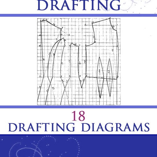 Guide to GARMENT DRAFTING With 18 Drafting Diagram PATTERNS - Etsy
