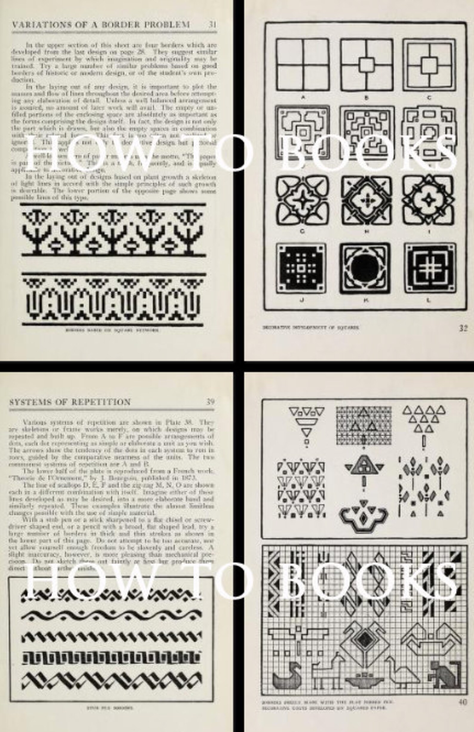 APPLIED DRAWING ~ Pictorial ~ Decorative ~ Mechanical Rare Illustrated ...