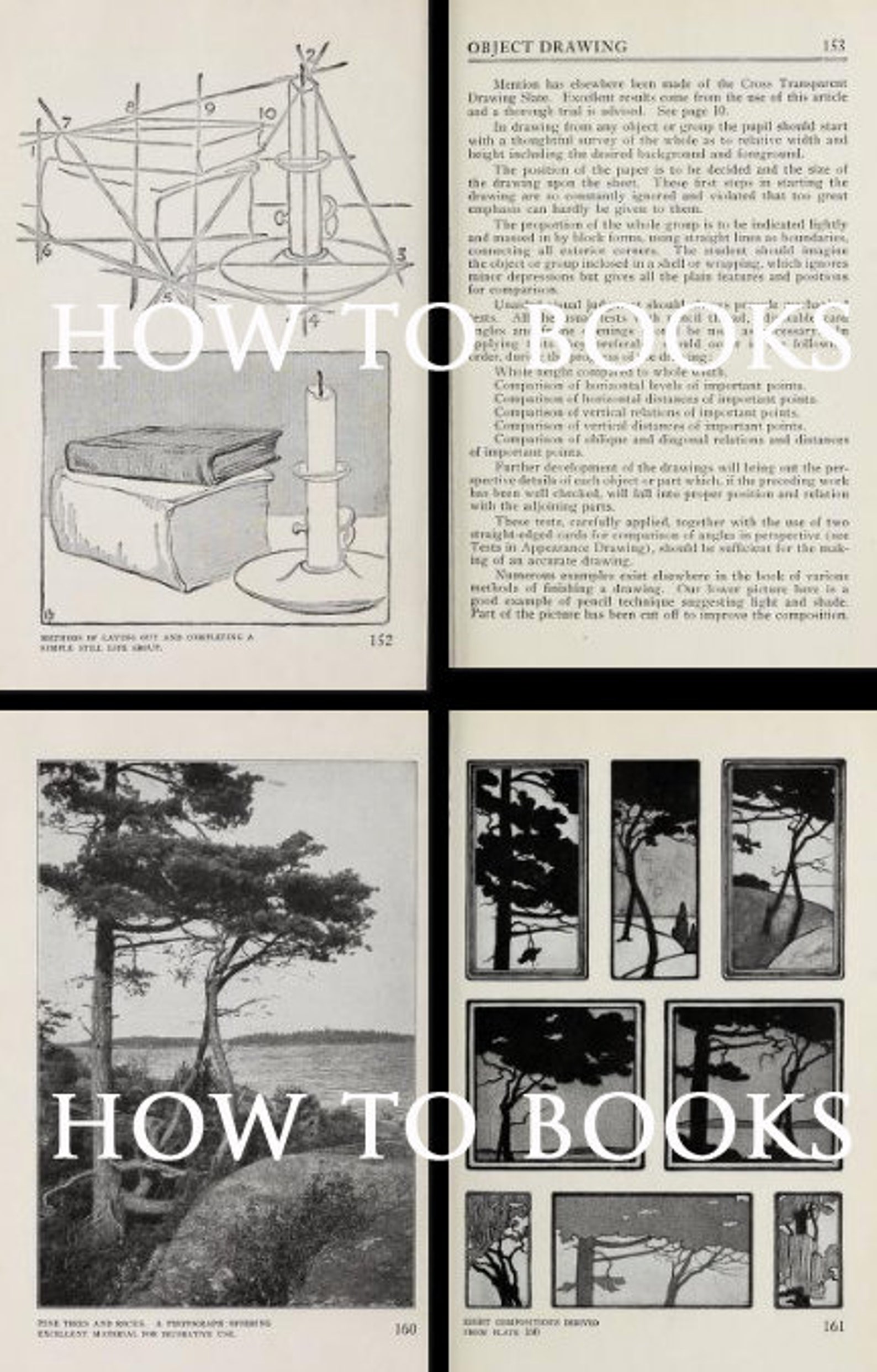 APPLIED DRAWING ~ Pictorial ~ Decorative ~ Mechanical Rare Illustrated ...