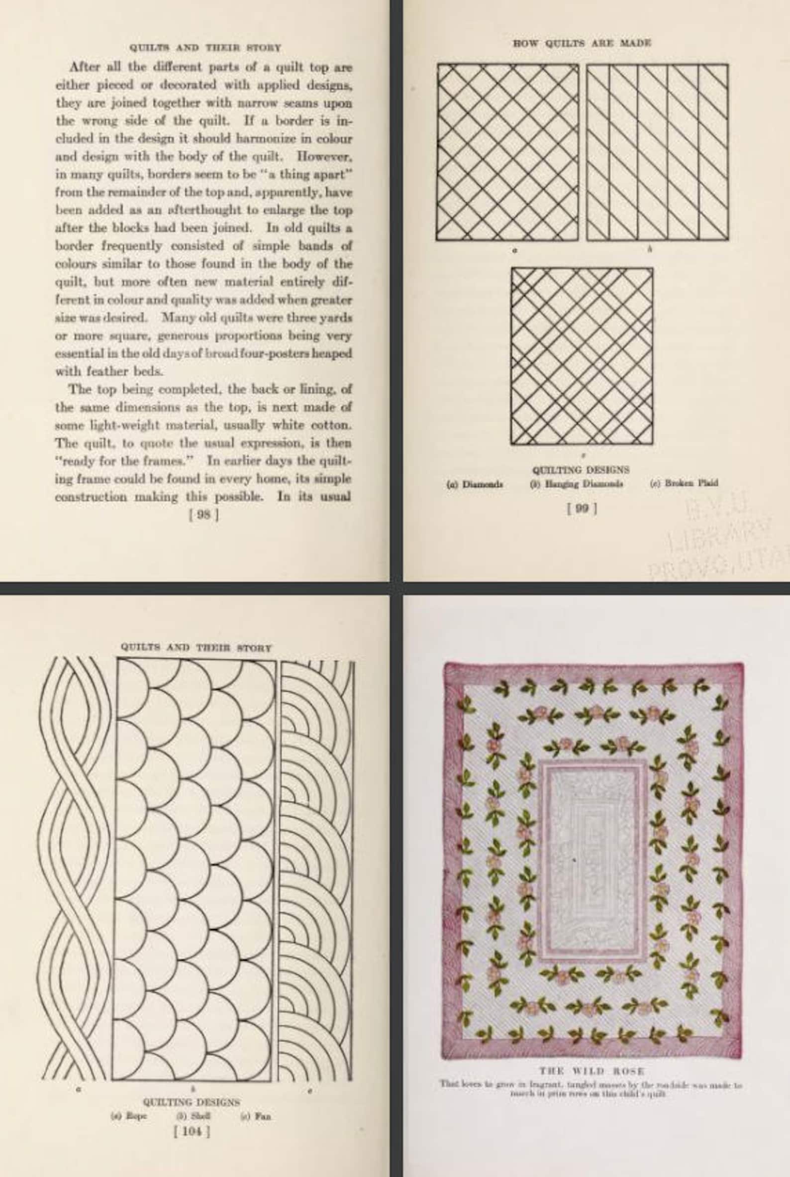 How to Make QUILTS and Their Story All You Need for Decorative | Etsy