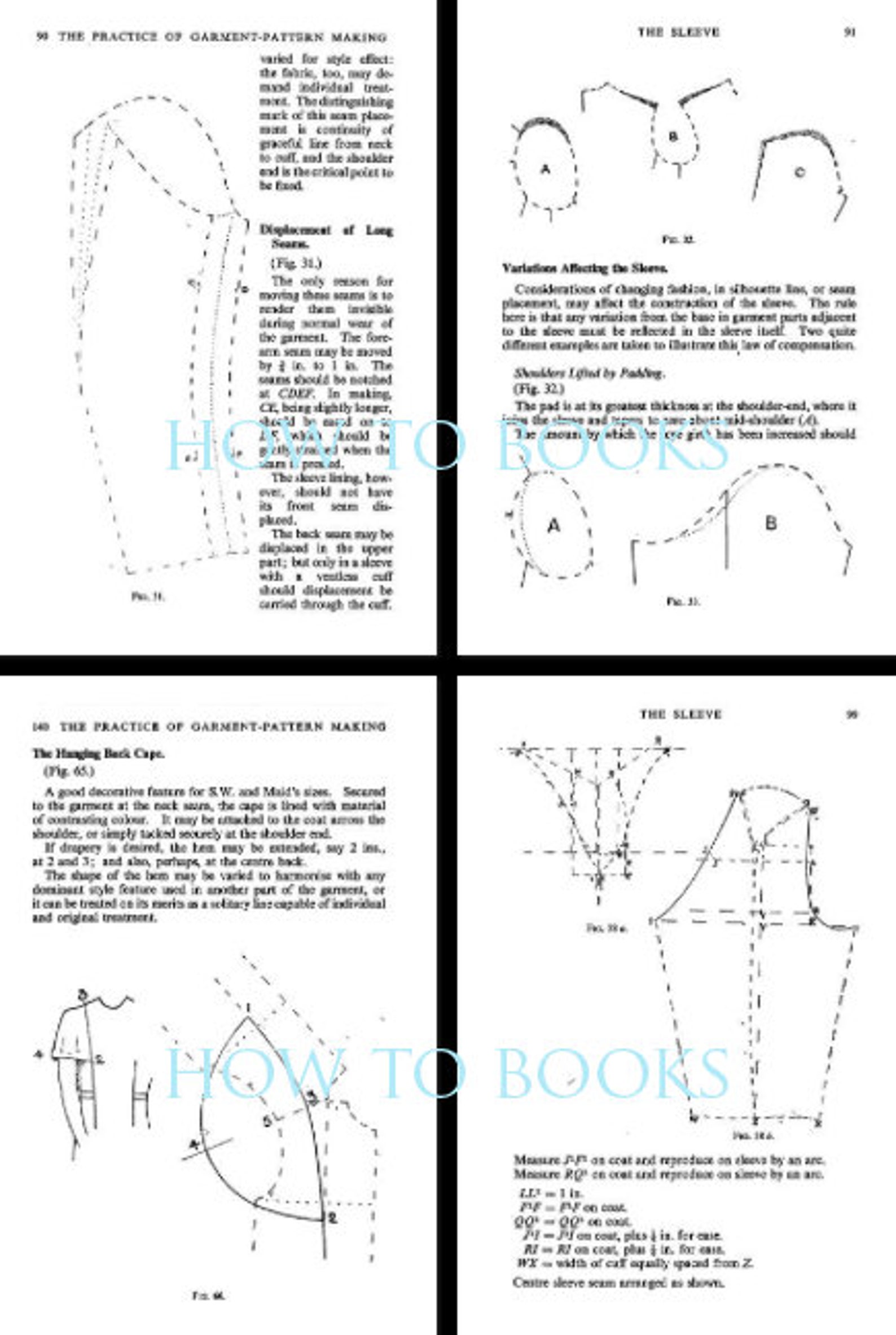GARMENT PATTERN MAKING an Illustrated Textbook for Clothing - Etsy