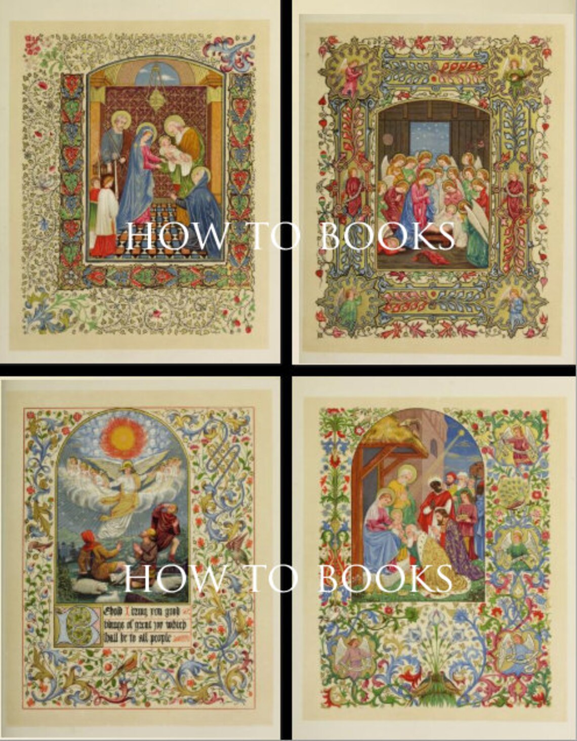 ILLUMINATED Manuscript of ~ A CHRISTMAS CAROL ~ 14th and 15th Centuries ...