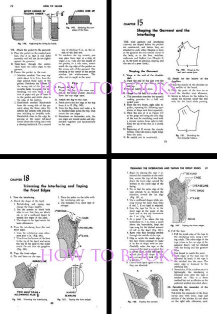 A HANDBOOK for HOME TAILORING Create Tailor Made Garments at | Etsy