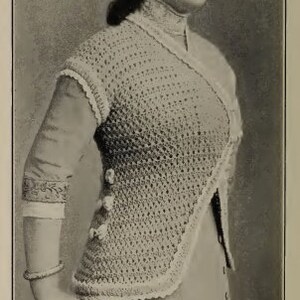 CRO-KNITTING 32 PATTERNS the Art of Worsted Work & Crocheted Lattice ...