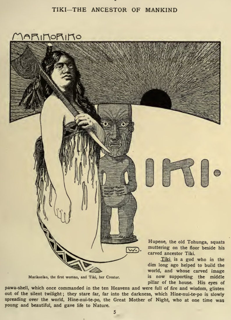 TE TOHUNGA MAORI Legends and the Ancient Traditions Rare | Etsy