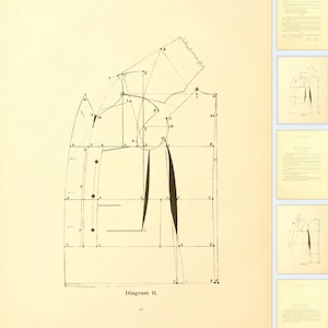 35 Victorian Diagram Sewing Patterns From the AMERICAN MEN’S GARMENTS ...