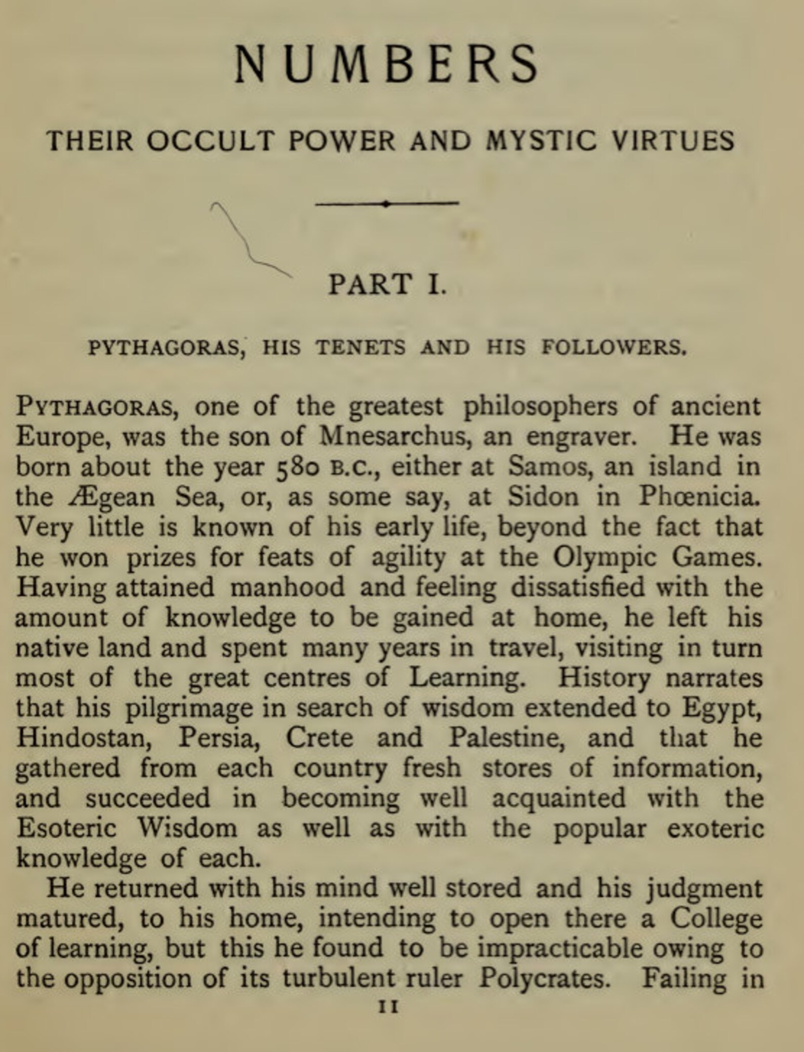 OCCULT Power and MYSTIC Virtues of NUMBERS 125 Pages Printable or Read ...