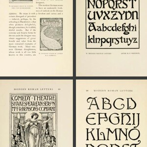 GUIDE to LETTERS & LETTERING Rare Illustrated Reference Book for Crafts ...