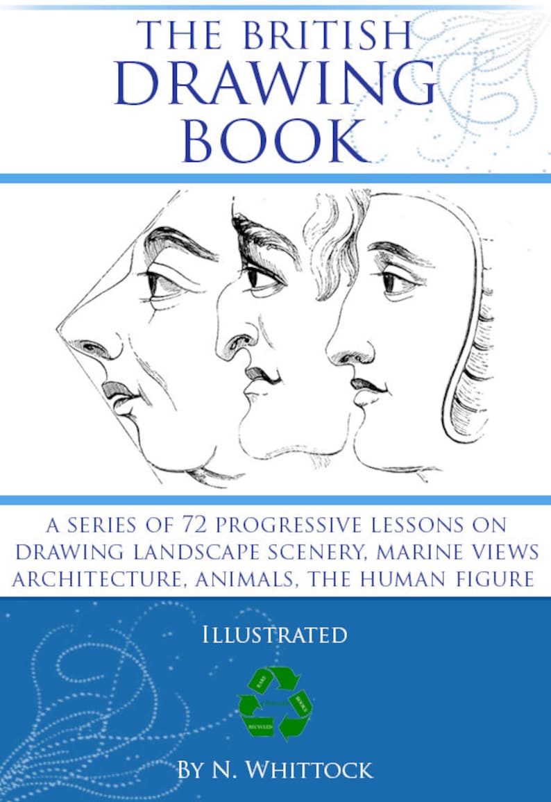 The BRITISH DRAWING BOOK 72 Progressive Lessons on the Art of - Etsy