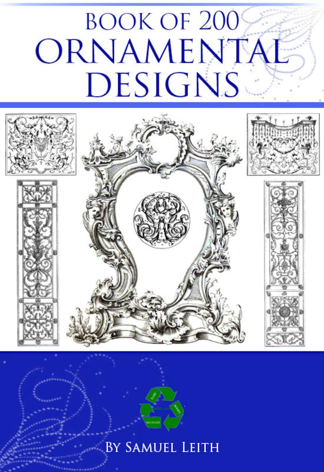 Book of 200 ORNAMENTAL DESIGNS With Royalty Free Illustrations of ...