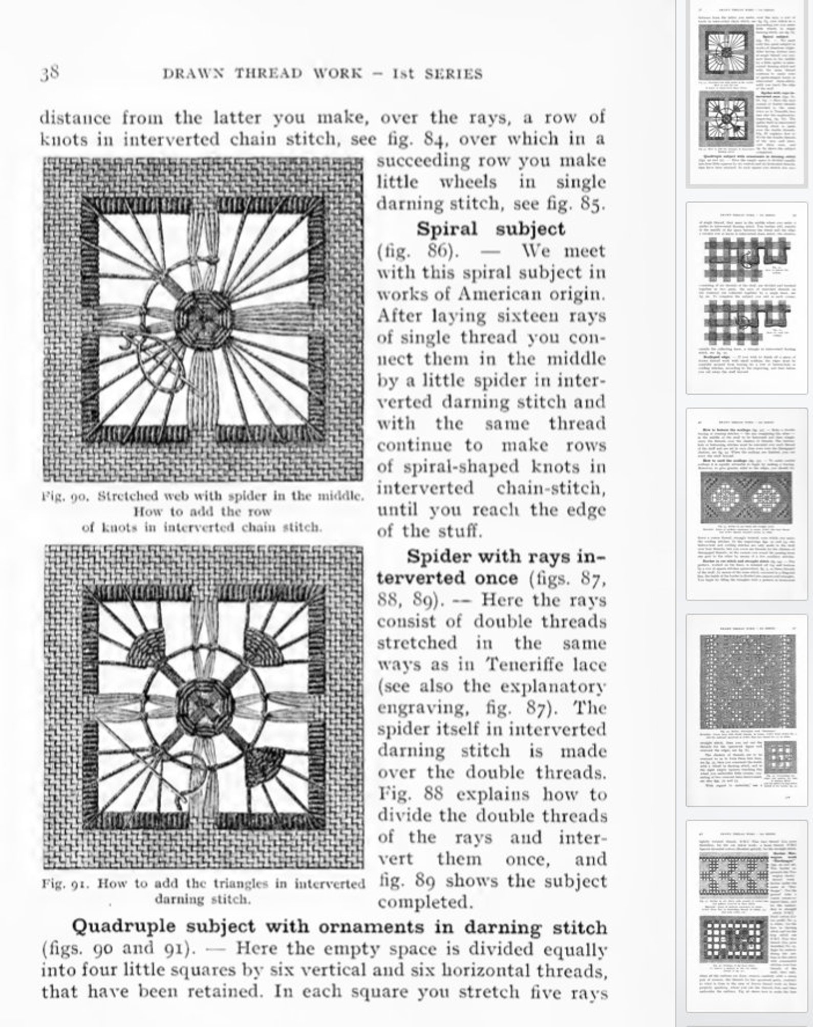 Drawn Thread Work EMBROIDERY PATTERNS Designs Stitches | Etsy