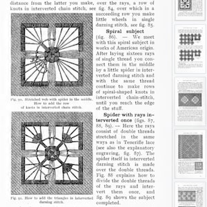 Drawn Thread Work EMBROIDERY PATTERNS Designs Stitches Hardanger Punto ...