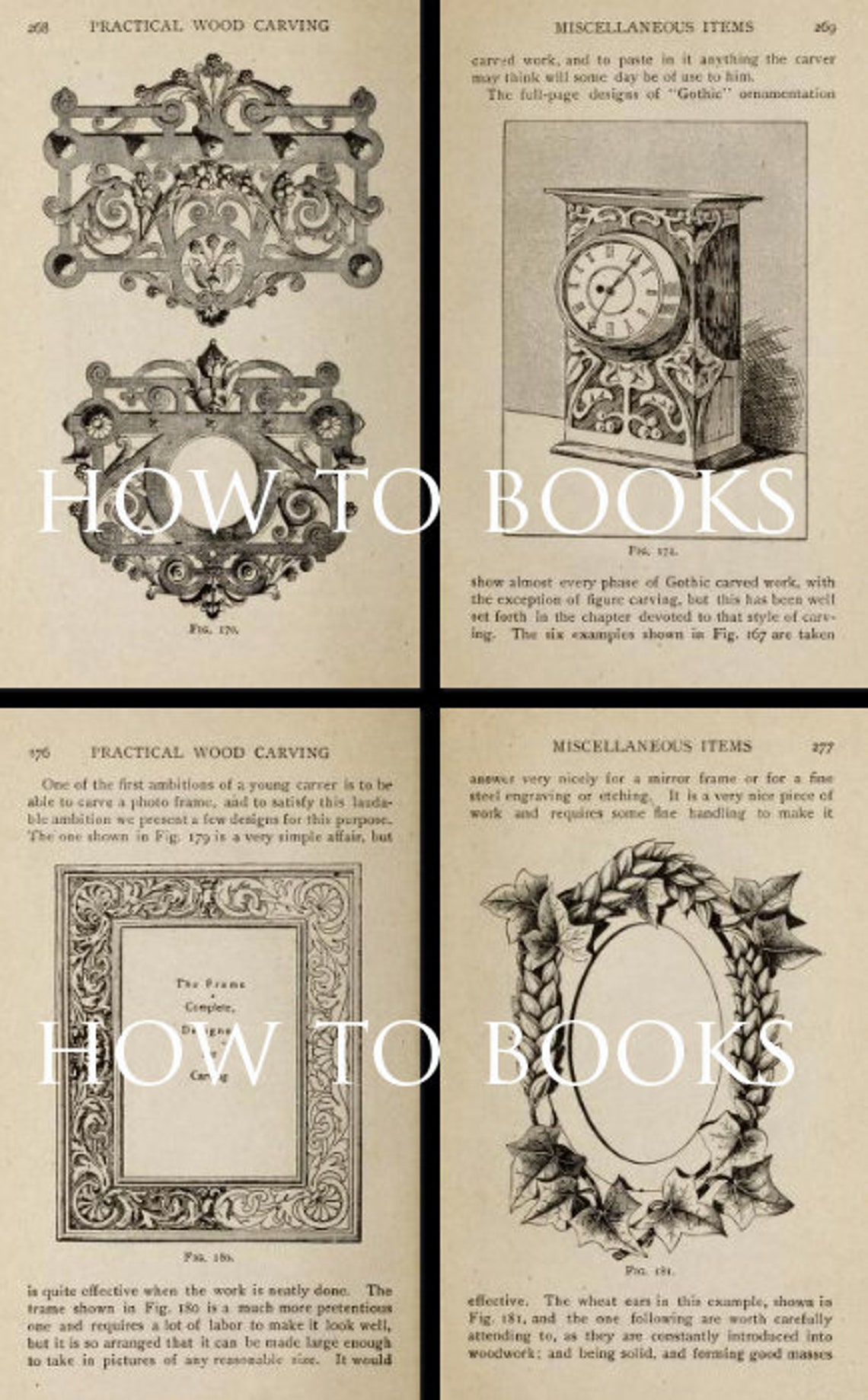 Easy Lessons in the Art of PRACTICAL WOOD CARVING Rare - Etsy