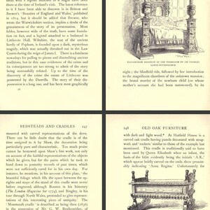 ANTIQUE OAK FURNITURE Rare Old Illustrated Reference Book A Must Have ...