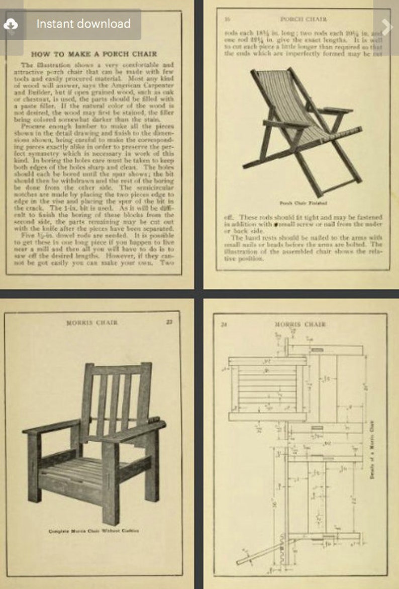 New Collection of 5 X RARE Victorian WOOD WORKING Illustrated - Etsy