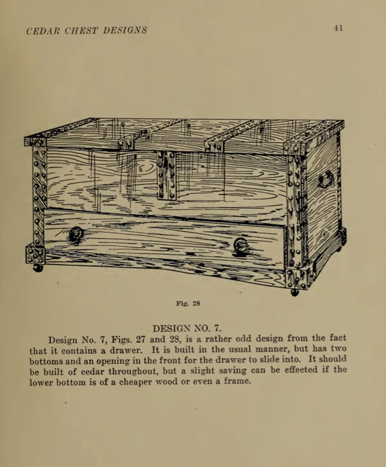 How to Make CEDAR CHESTS 21 Different Designs Working | Etsy